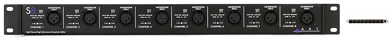 ART S8 8-channel Microphone Splitter Bundle with Behringer | Reverb