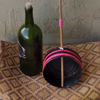 Modified portable earth bow (gutbucket/gayumba/tingotalango) | Reverb