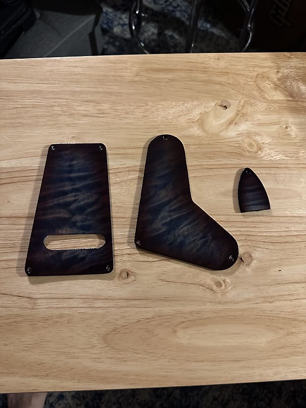 PRS Custom Painted Backplates and TRC - Blue Violet | Reverb