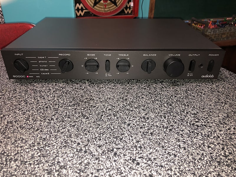 Audiolab 8000C Pre-Amplifier, excellent condition, with MM/MC | Reverb