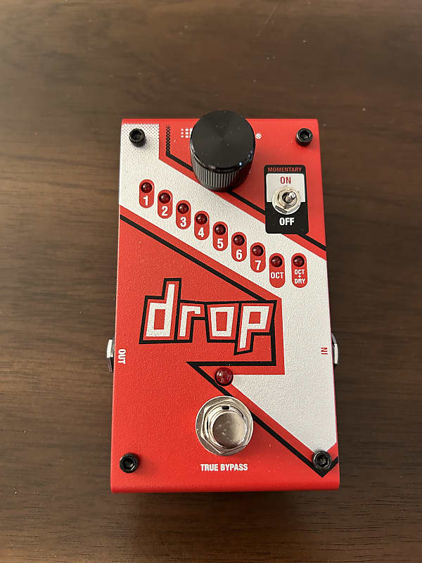 DigiTech Drop Compact Polyphonic Pitch-Shifter 2010s - Red | Reverb