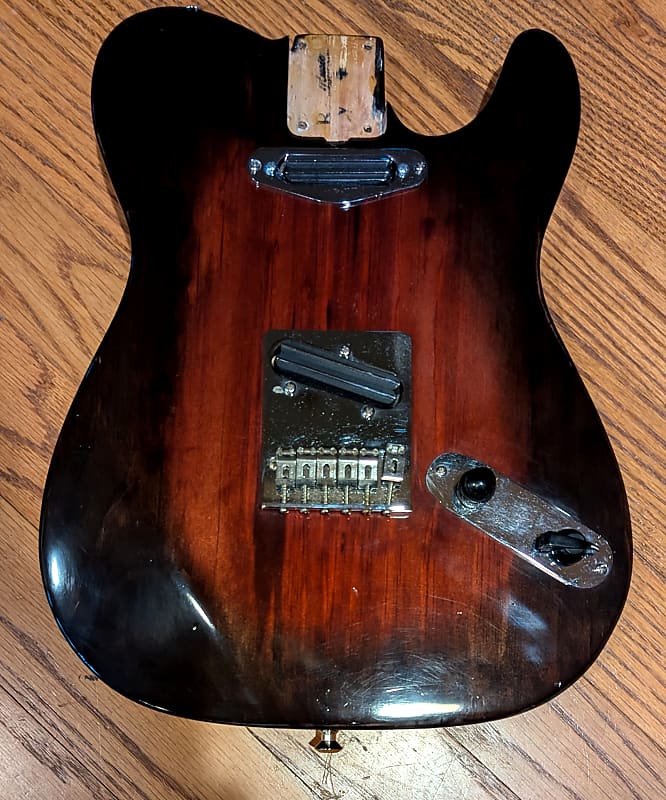 RV Customs Loaded Telecaster Body - Tobacco Burst | Reverb