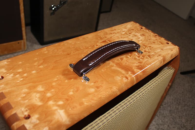 Custom Fender Princeton Reverb CABINET in Curly Maple | Reverb