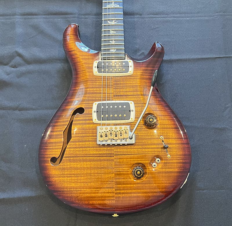 PRS Experience 408 Semi Hollow 2013 - Black Gold | Reverb