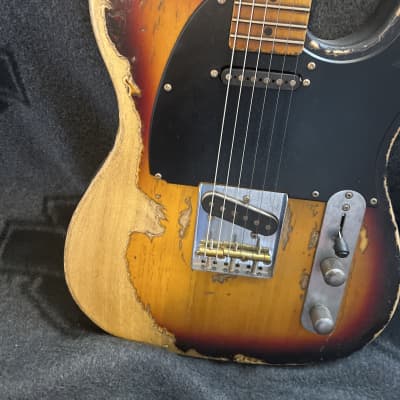Fender Esquire/telecaster Mid-2000s -david gilmour Distress 3 | Reverb
