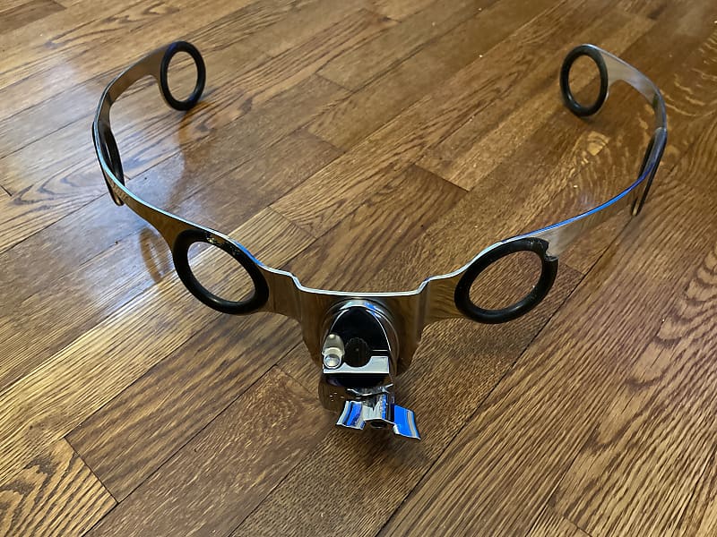 DW Collectors Chrome STM rim mount 16” lug hoop hanging mount | Reverb