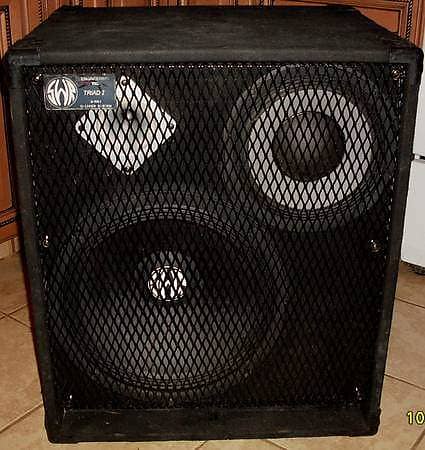 Swr Triad bass cabinet Black and silver | Reverb