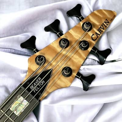 Carvin LB-75A (5) LTD Anniversary, Nat. / Ebony (1996) | Reverb