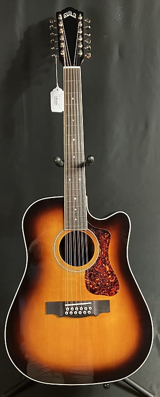 Guild D-2612CE Deluxe 12-String Dreadnought Cutaway | Reverb Canada