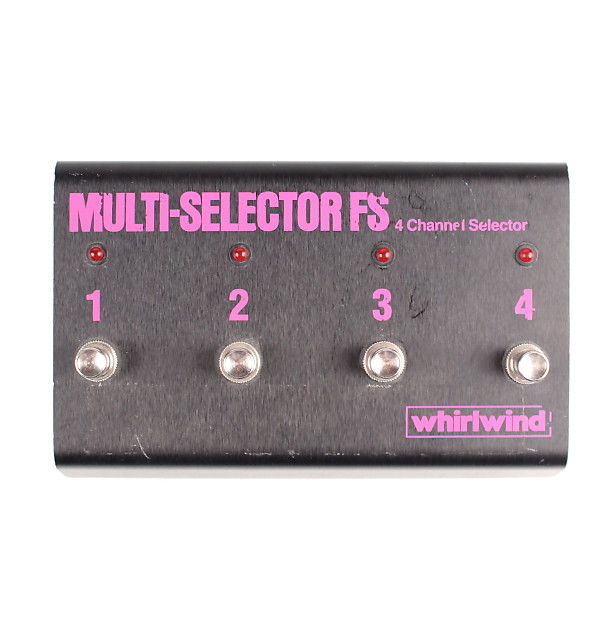 Whirlwind Multi-Selector FS 4-channel Selector Pedal | Reverb