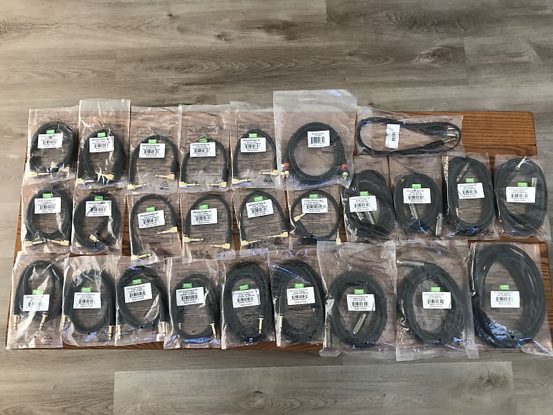 Monoprice Premier Series Cables - Lot of 26 Cables | Reverb