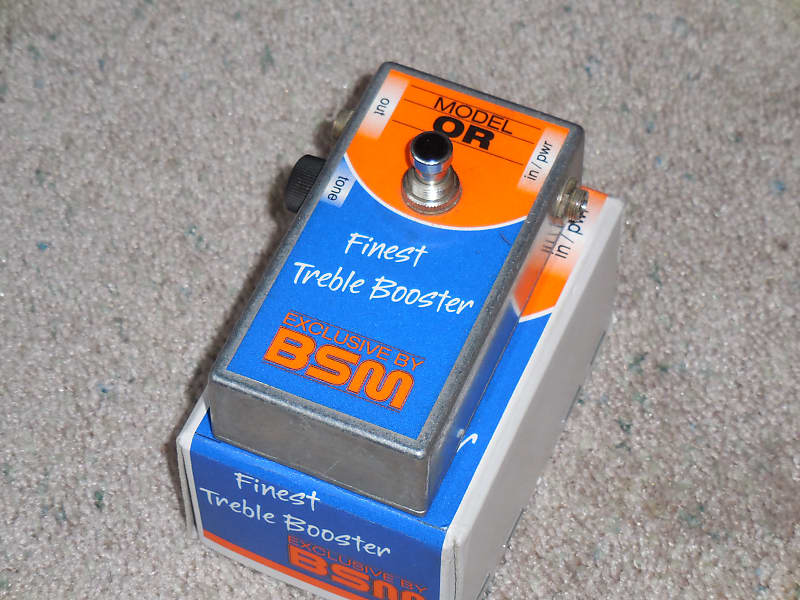 BSM Finest OR treble booster w/box | Reverb