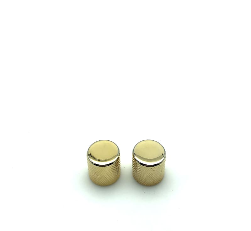 Telecaster Style Flattop Barrel Knobs - Gold | Reverb