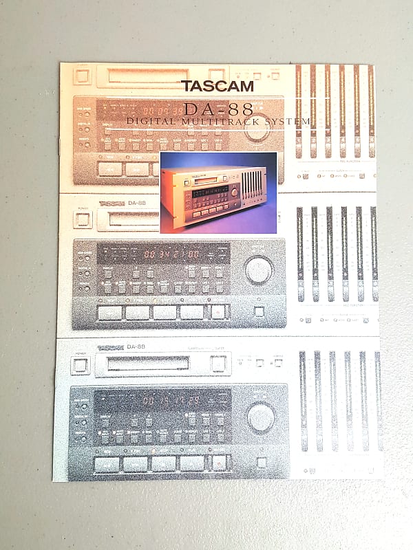 Tascam DA-88 Digital Recorder - Original Brochure | Reverb