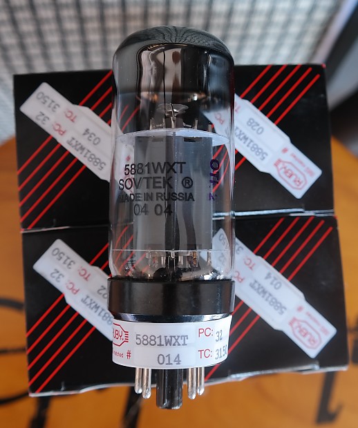 Ruby Russian Sovtek 5881WXT+ Tube Matched Quartet | Reverb Australia