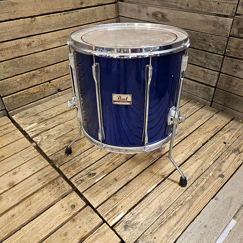 Floor Tom 18" Pearl MLX Prestige Custom, Blue USED! | Reverb