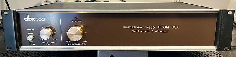 dbx Subharmonic Synth Disco Boom box 70s | Reverb