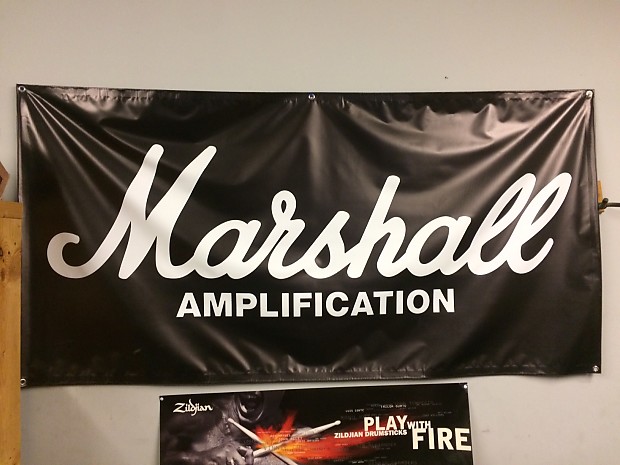 Marshall Amplification Banner | Reverb