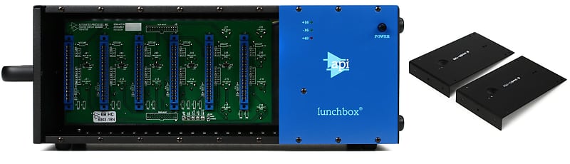 API 500-6B 6-slot 500 Series Lunchbox Bundle with API Rack | Reverb