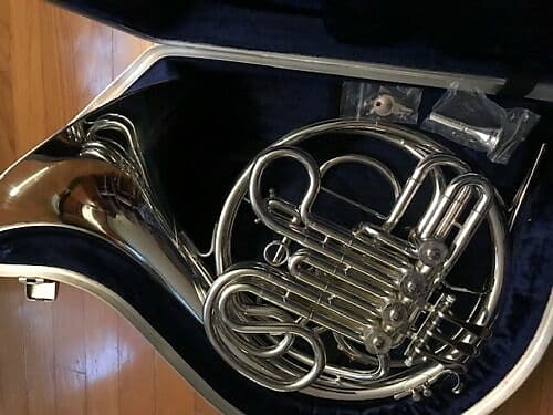 BESSON BE-702 DOUBLE FRENCH HORN SILVER | Reverb