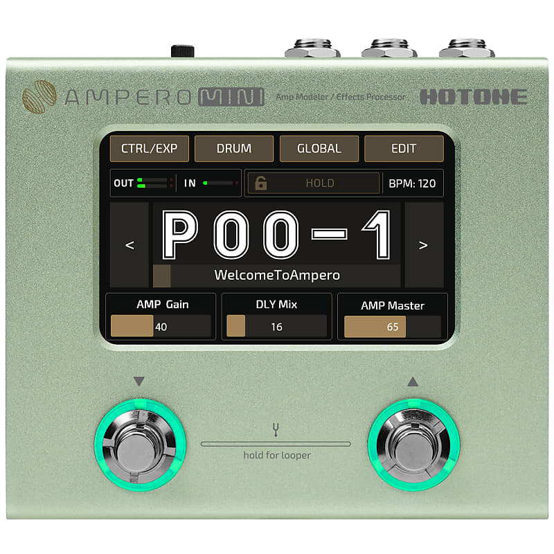 Mint Hotone Ampero Mini Guitar Amp Modeler & Effects | Reverb