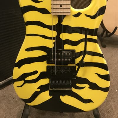 ESP LTD George Lynch Tiger Stripe 2021 - Yellow Tiger Stripe | Reverb