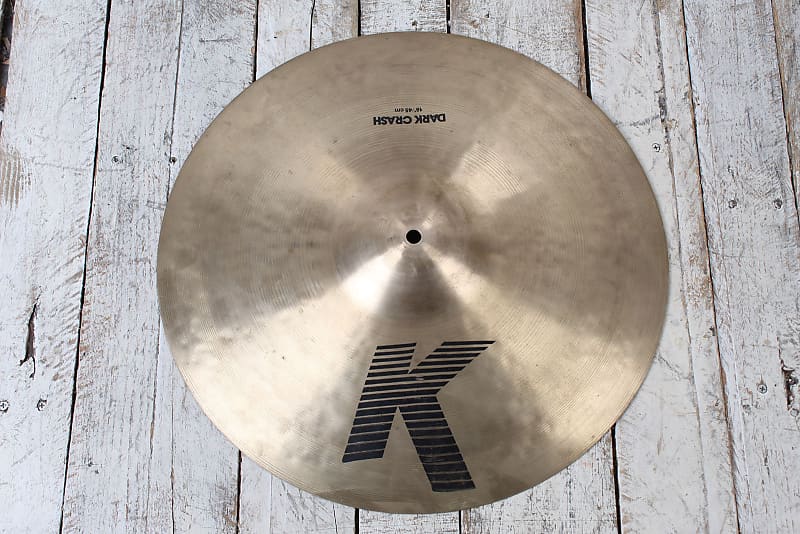 Zildjian K Series Dark Crash Cymbal 18 Inch Crash Drum Cymbal | Reverb