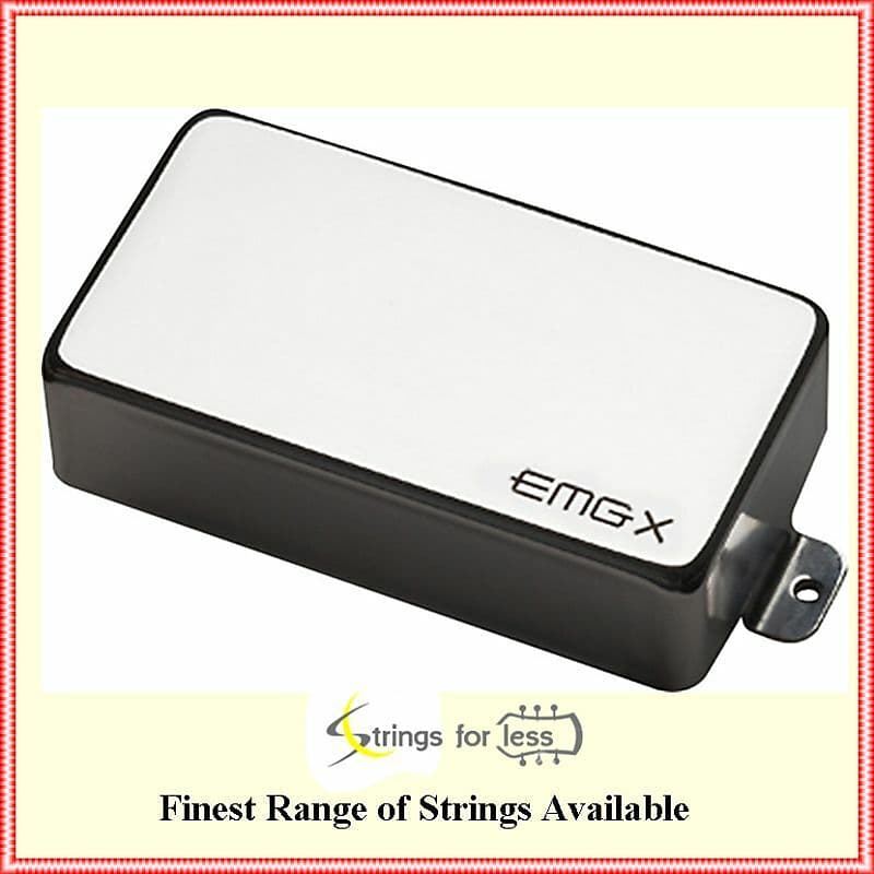 EMG 81-X Active Guitar Humbucker Pickup Chrome Metal Works | Reverb