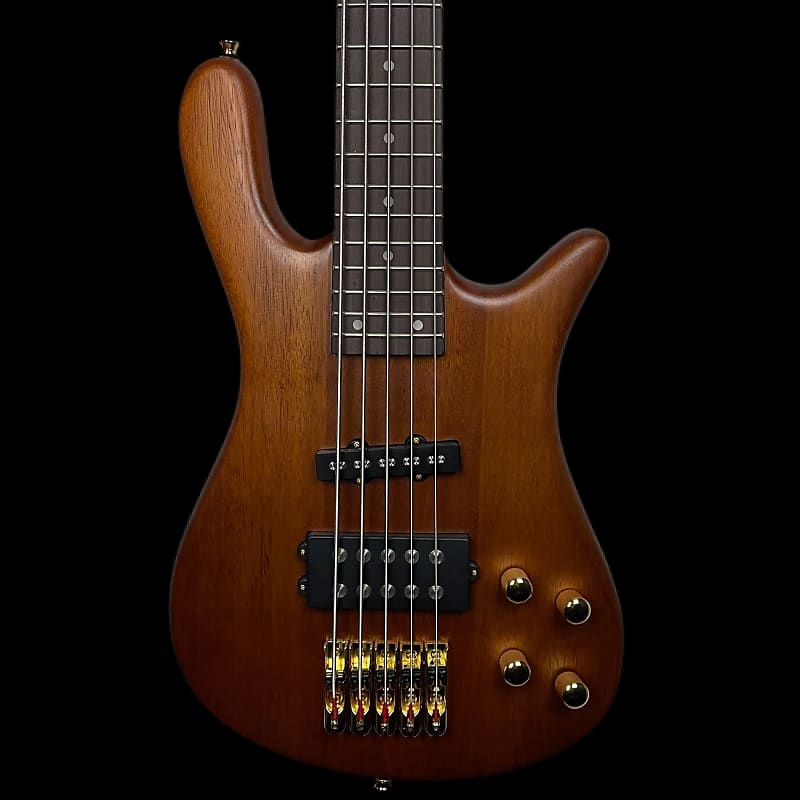 SX SWB5 Active 5 String Bass Guitar in Natural | Reverb
