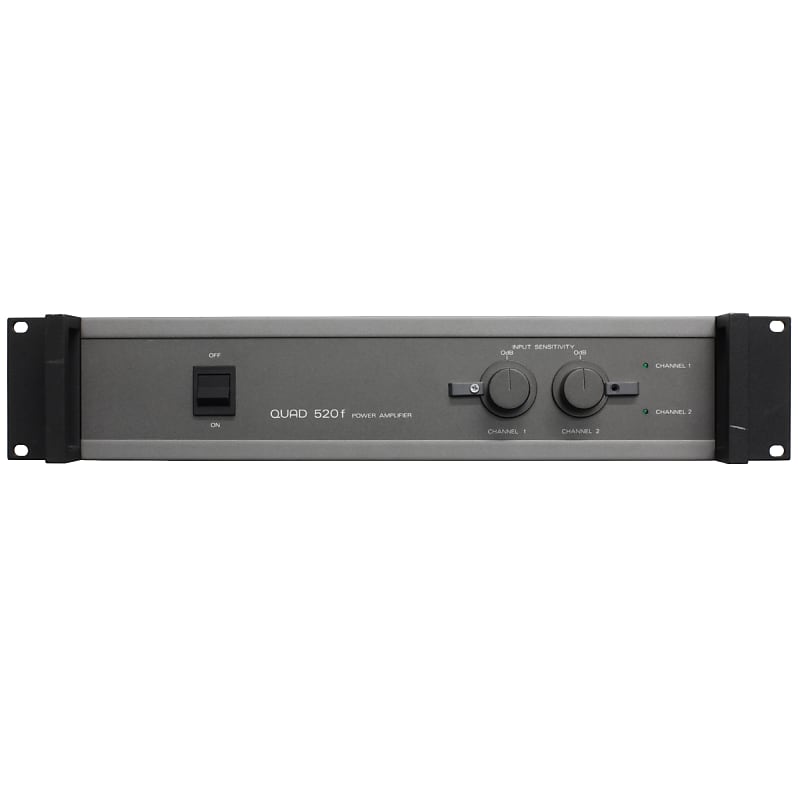 Quad 520F Professional stereo loudspeaker amplifier - Used | Reverb