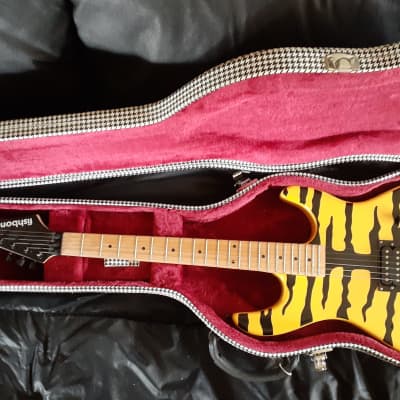 MEC fishbone "Wonder" White Tweed Guitar CASE fits many | Reverb