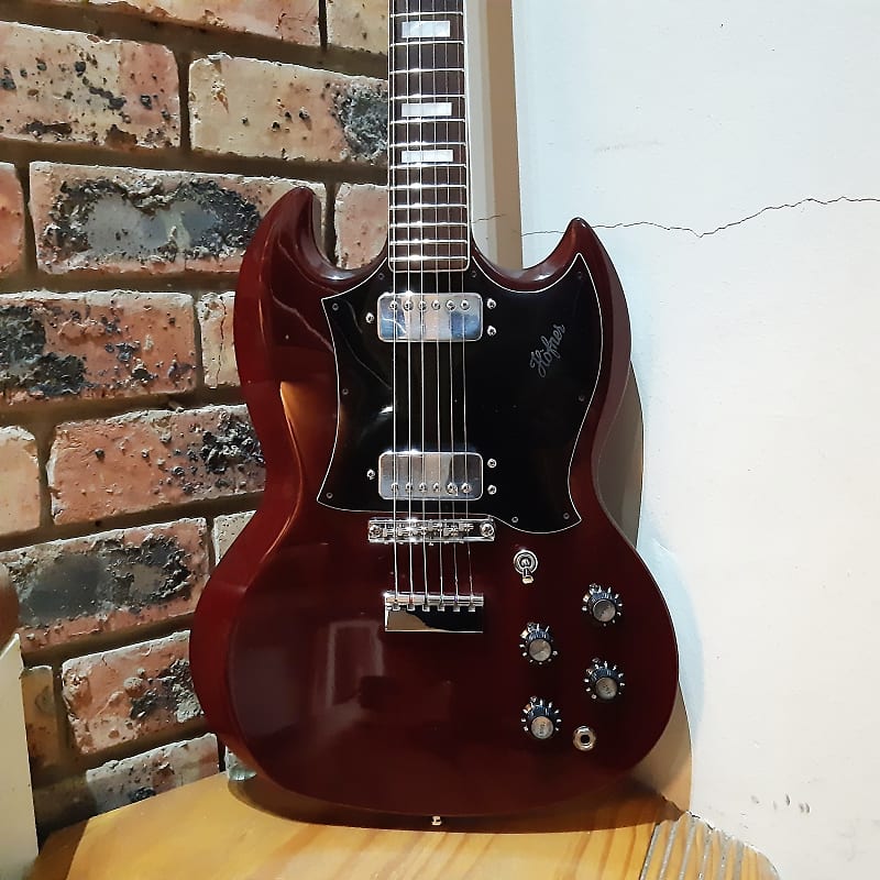 Vintage Hofner 174 SG Circa. 1970's - Mahogany | Reverb Australia