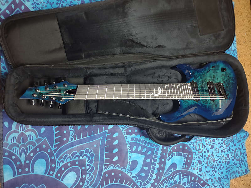 Kiesel Aries 8 string 2022 Translucent aqua burst | Reverb