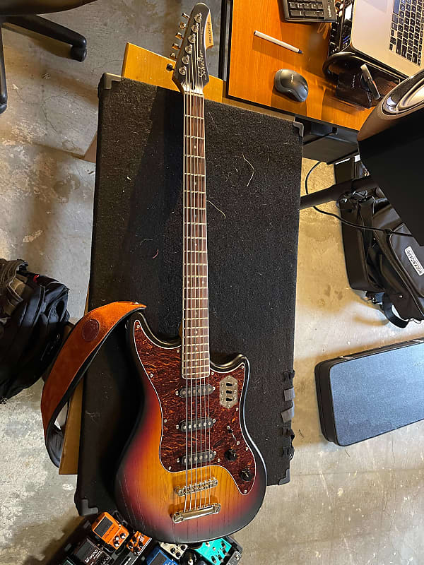 Schecter Hellcat-VI Offset 3-Tone Sunburst w/ Rosewood | Reverb UK