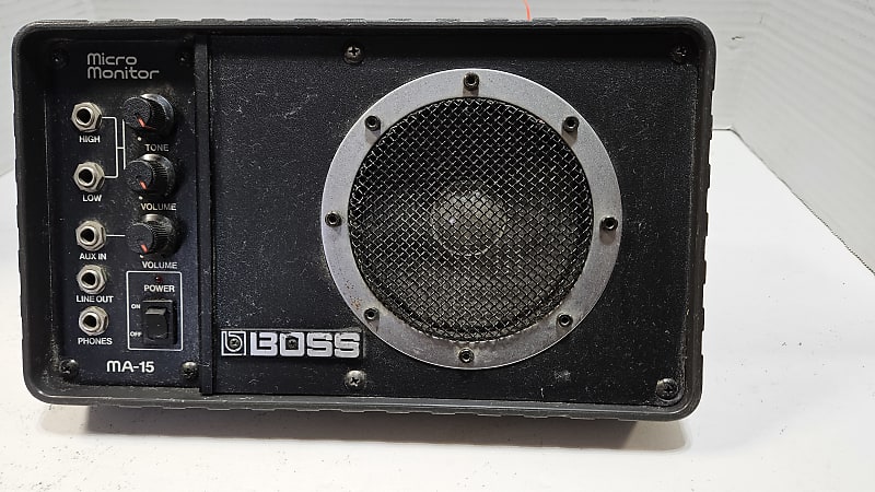 BOSS MA-15 MICRO MONITOR 22 Watt 117V Amplified Speaker | Reverb