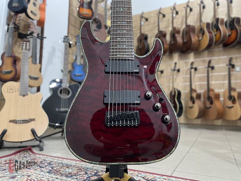 Schecter Hellraiser C-8 8 Strings, Black Cherry | Reverb