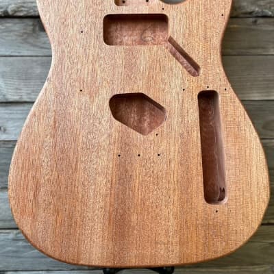 Solid Body Guitar Telecaster Mahogany massive TL Tele Project | Reverb