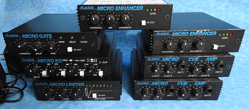 Alesis 1990's Micro Series audio processors, LOT of 7 units | Reverb