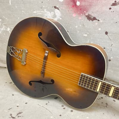 1950's Gretsch Synchromatic 100 Archtop Acoustic Guitar | Reverb