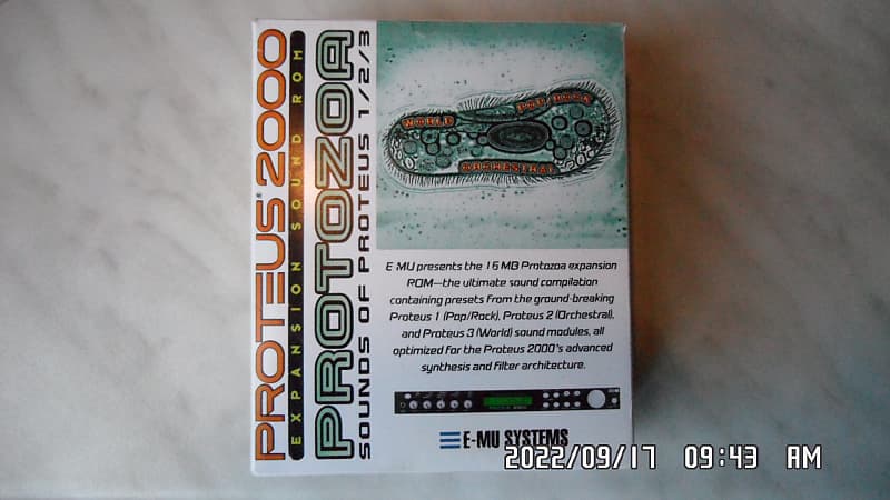 E-MU E-MU Protozoa ROM with original Proteus 1, 2, 3 samples | Reverb