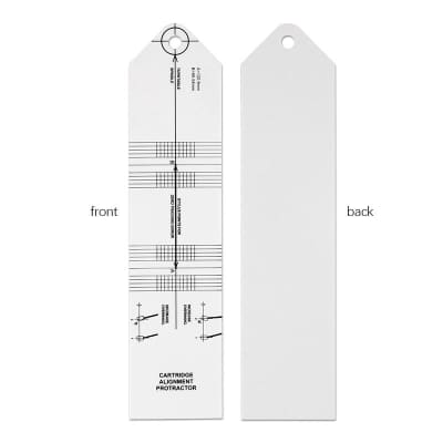 Turntable Cartridge Alignment Protractor | Reverb