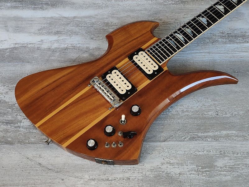 1980 Greco Japan BC-1800 Custom Order Neckthrough Mockingbird | Reverb