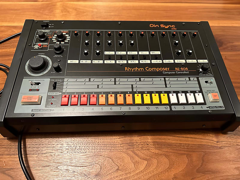 Dinsync RE-808 2023 (Roland TR-808 1:1 clone)- Black | Reverb