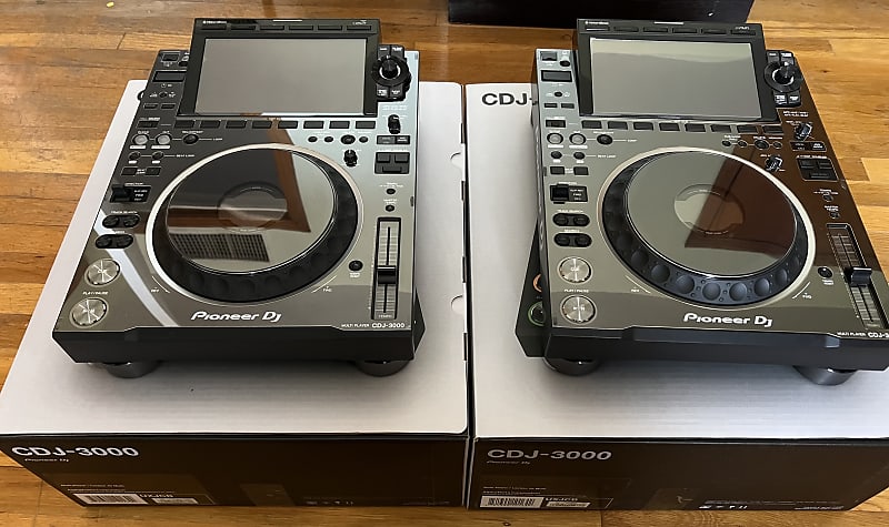 Pioneer CDJ 3000 Black PAIR | Reverb