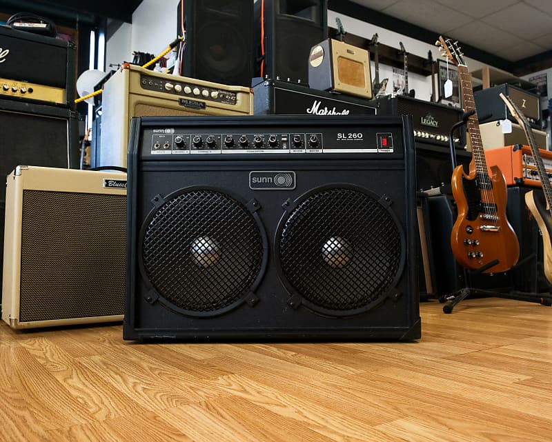 1980s Sunn SL260 2x12" Solid State Guitar Combo Amplifier | Reverb