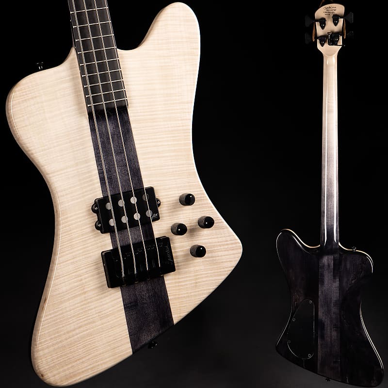 Spector NS-2X 4 String Neck Thru - Black & White | Reverb UK