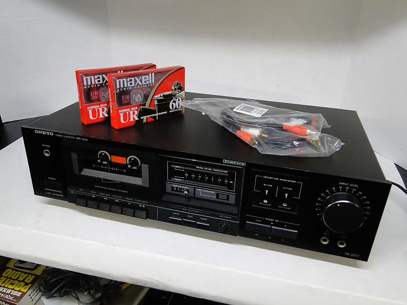 Onkyo TA-2017 Cassette Deck - Front Panel Mic Jacks - Single | Reverb