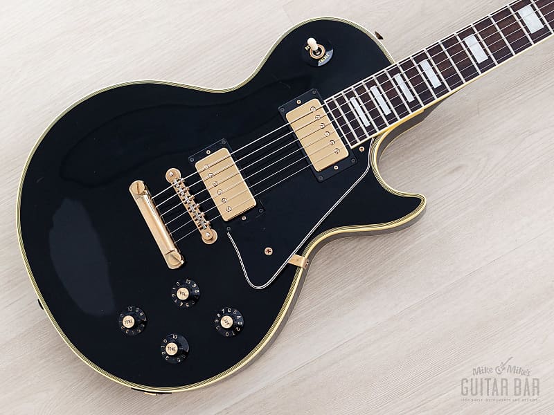 1982 Greco Super Real Custom Black Beauty EGC68-50 Ebony | Reverb UK