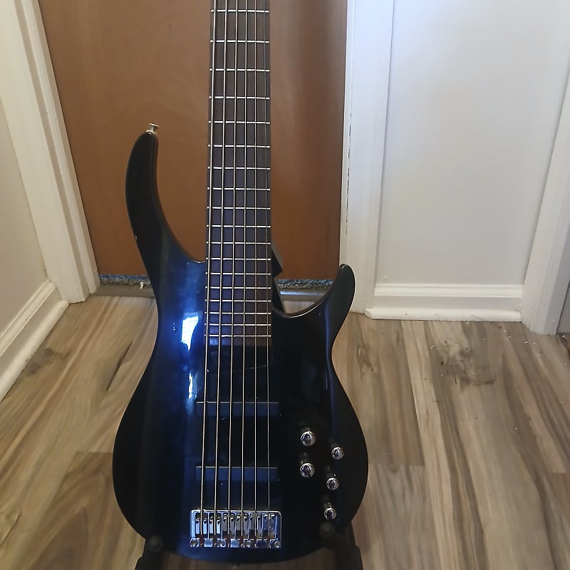 Rogue LX406 2000's - Black 6-string Electric Bass 24-frets | Reverb