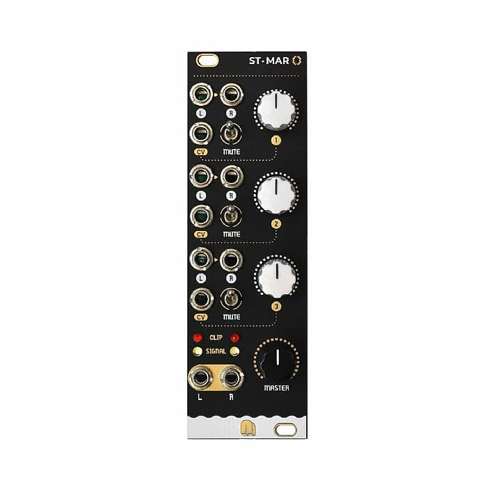 NANO Modules ST-MAR Analogue 3-Channel Stereo Mixer Module | Reverb